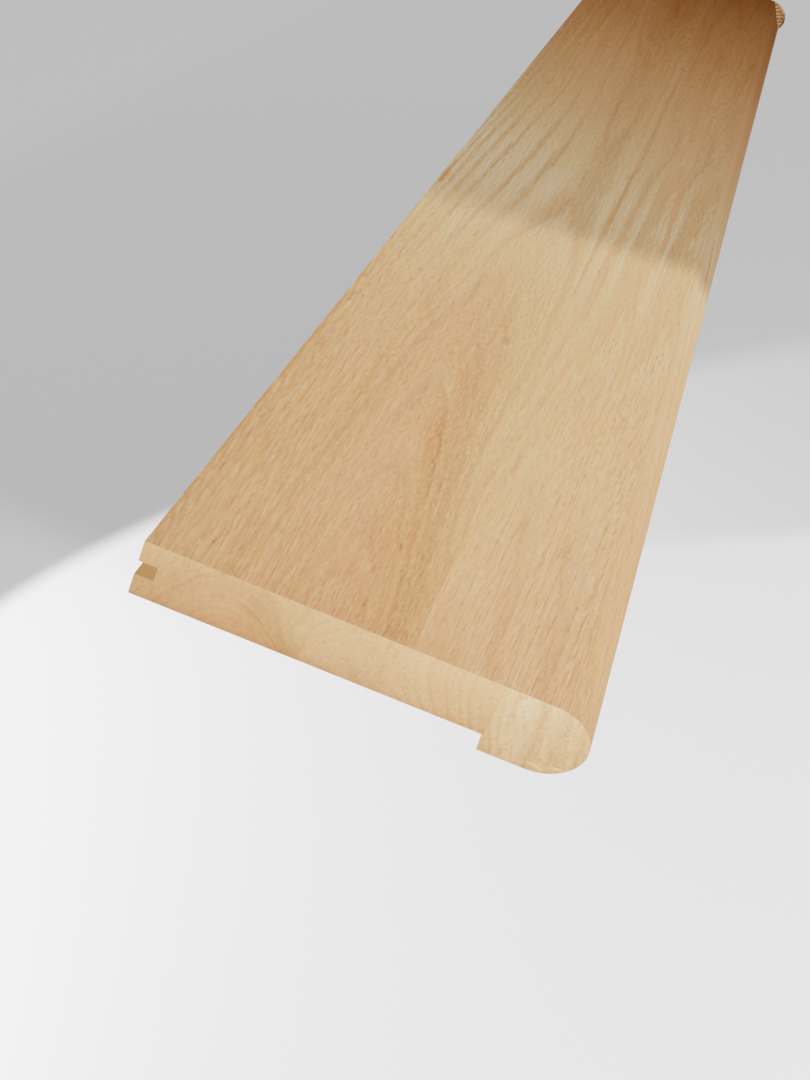 1" Red Oak Landing Tread – Hardwood Stairs Direct