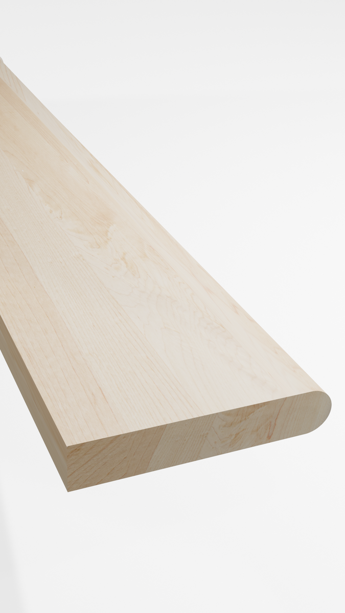 3/4" Maple Landing Tread – Hardwood Stairs Direct