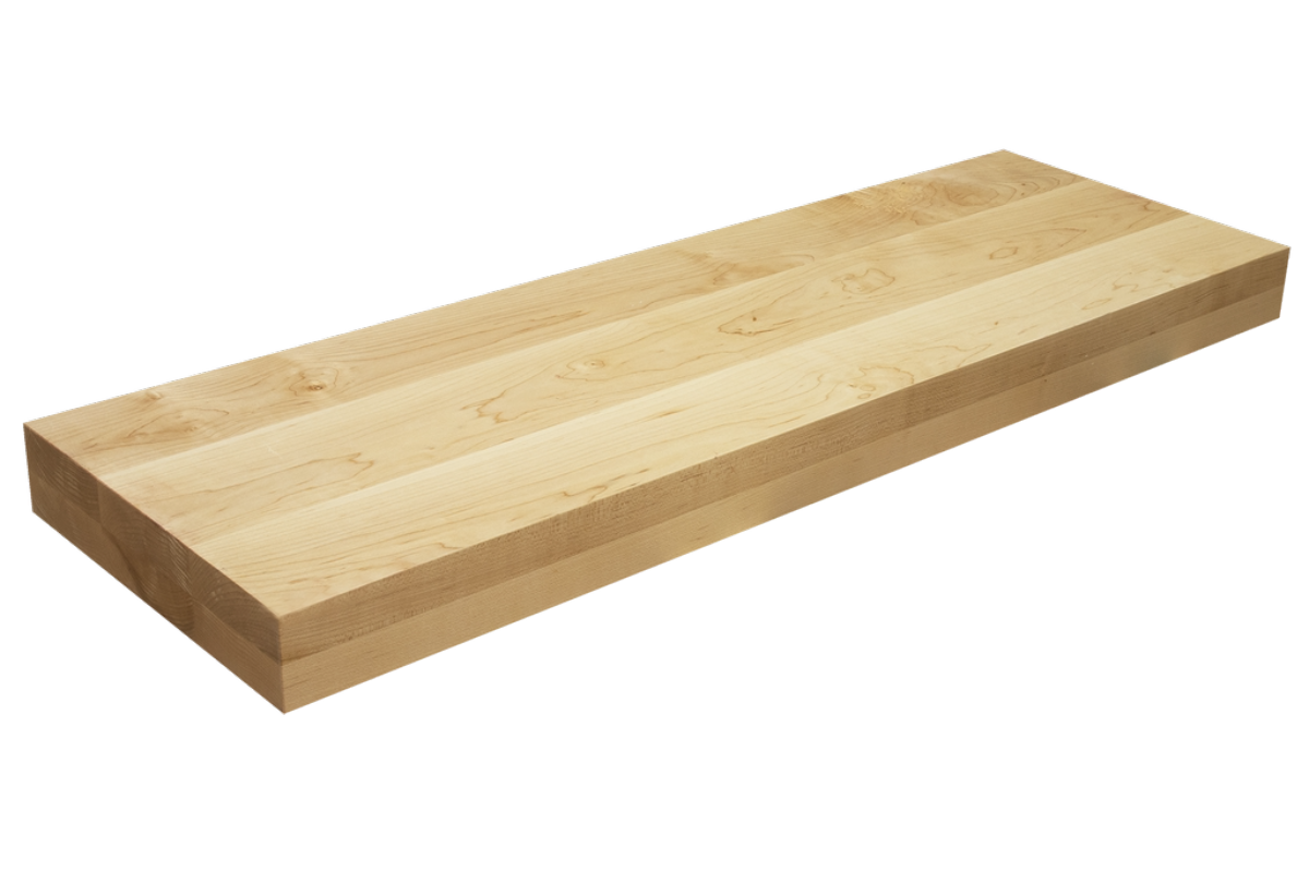 Maple Laminated Thick Stair Treads – Hardwood Stairs Direct