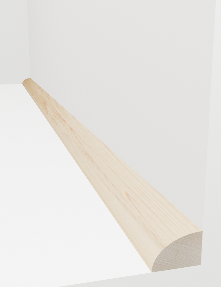 Maple Quarter Round Molding – Hardwood Stairs Direct