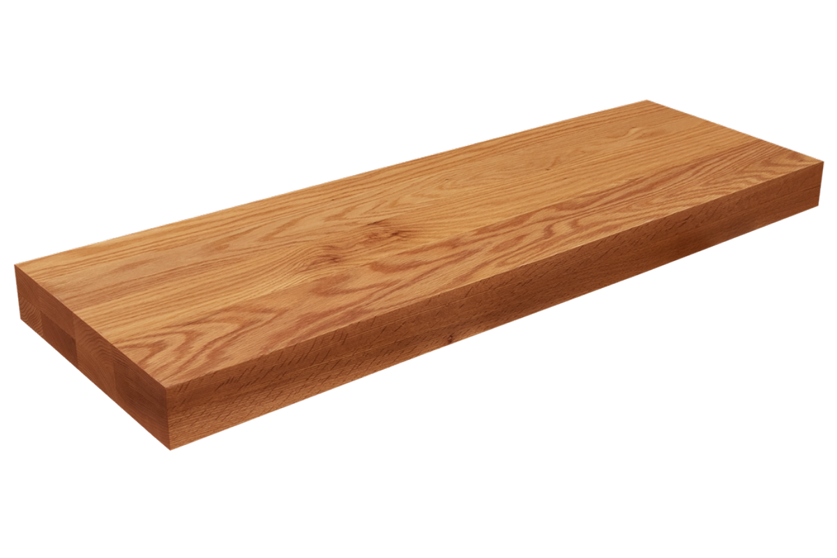 Red Oak Laminated Thick Stair Treads – Hardwood Stairs Direct
